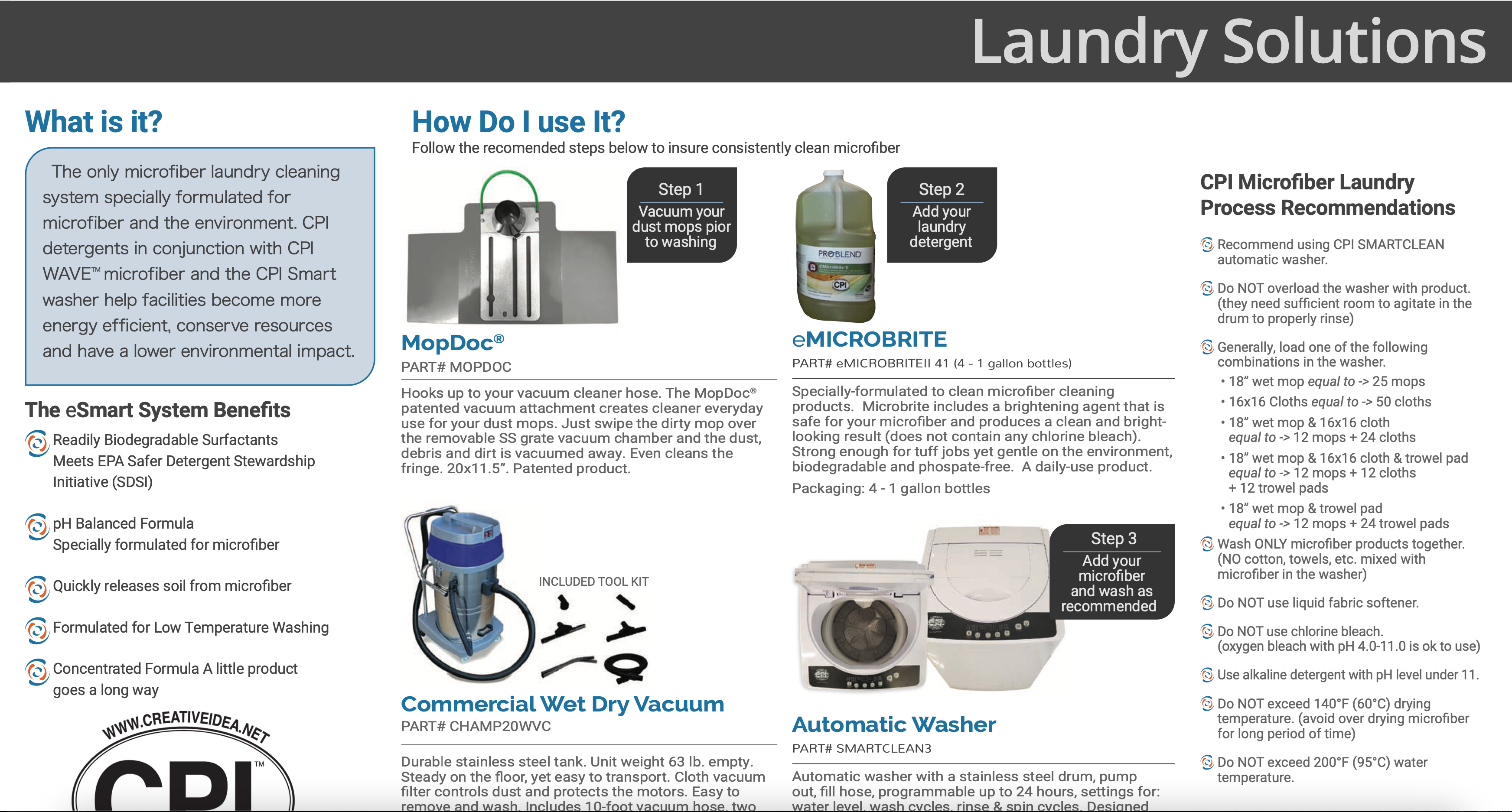 CPI - Laundry Washer – Creative Products International